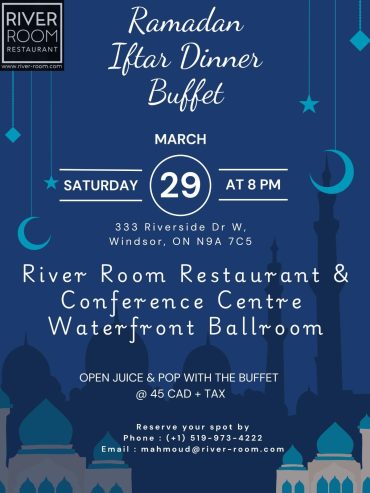 Dinner À la Carte Menu - RIVER ROOM RESTAURANT